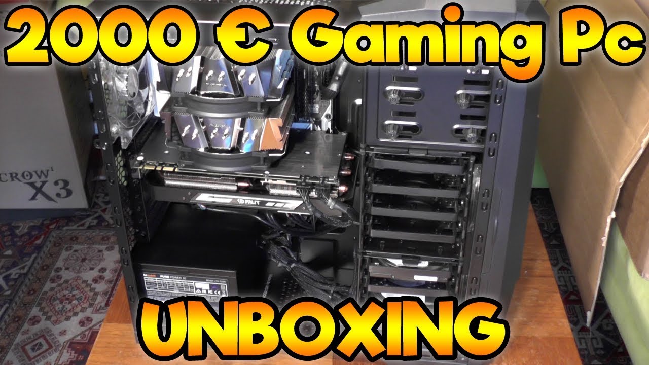 2000 € Gaming Pc unboxing | ER IST DA :D - YouTube