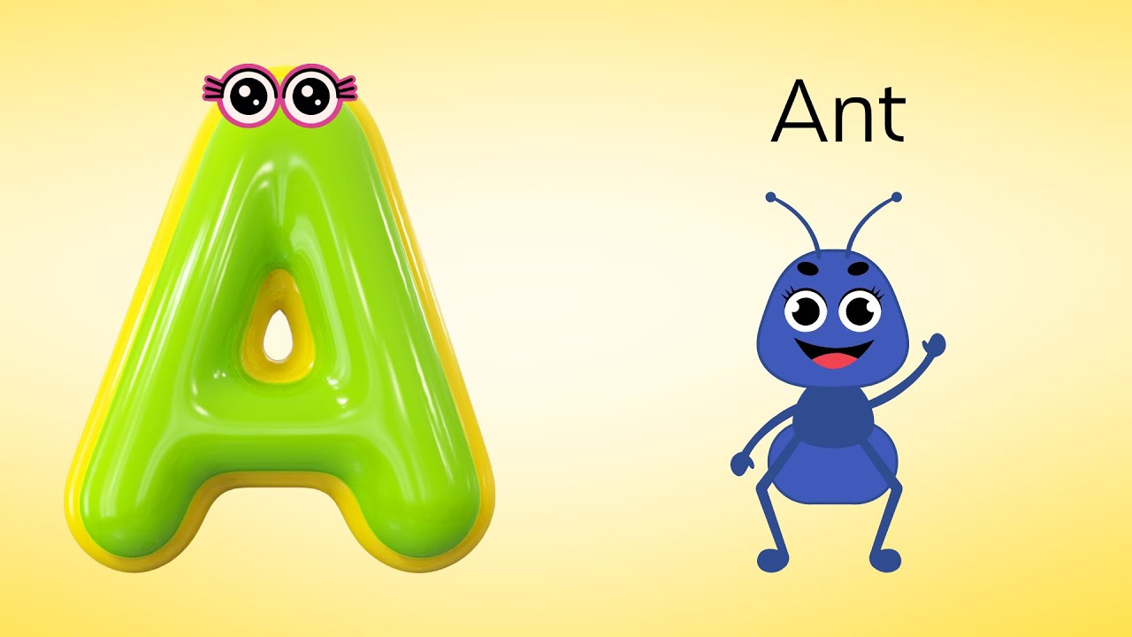 ABC Phonic Song - Toddler Learning Video Songs, Phonics Song , A for ...