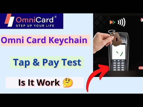 omni card keychain tap&pay test || omni card new keychain test - YouTube