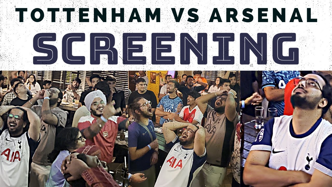 Happy Arsenal Fans in a Spurs Screening | Tottenham Hotspur vs Arsenal ...