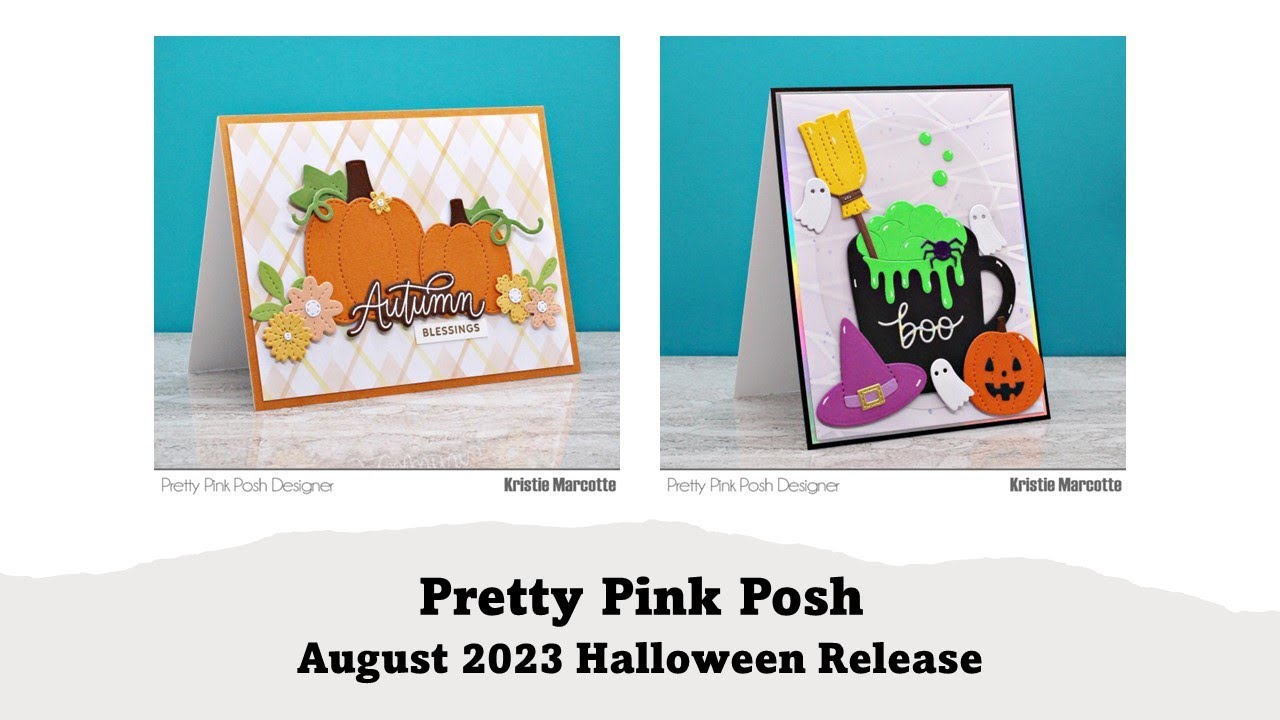 Pretty Pink Posh | Halloween and Fall Cards - YouTube