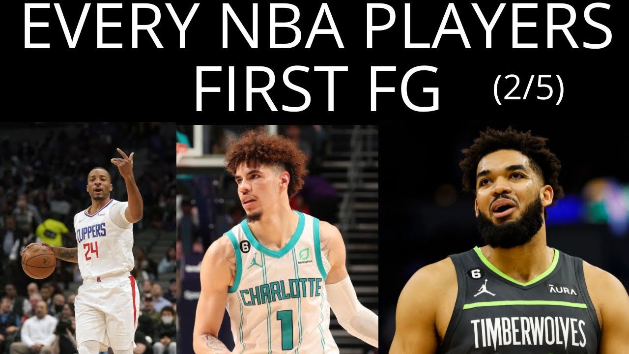 Every NBA Players First FG 22-23 (Part 2/5) - YouTube