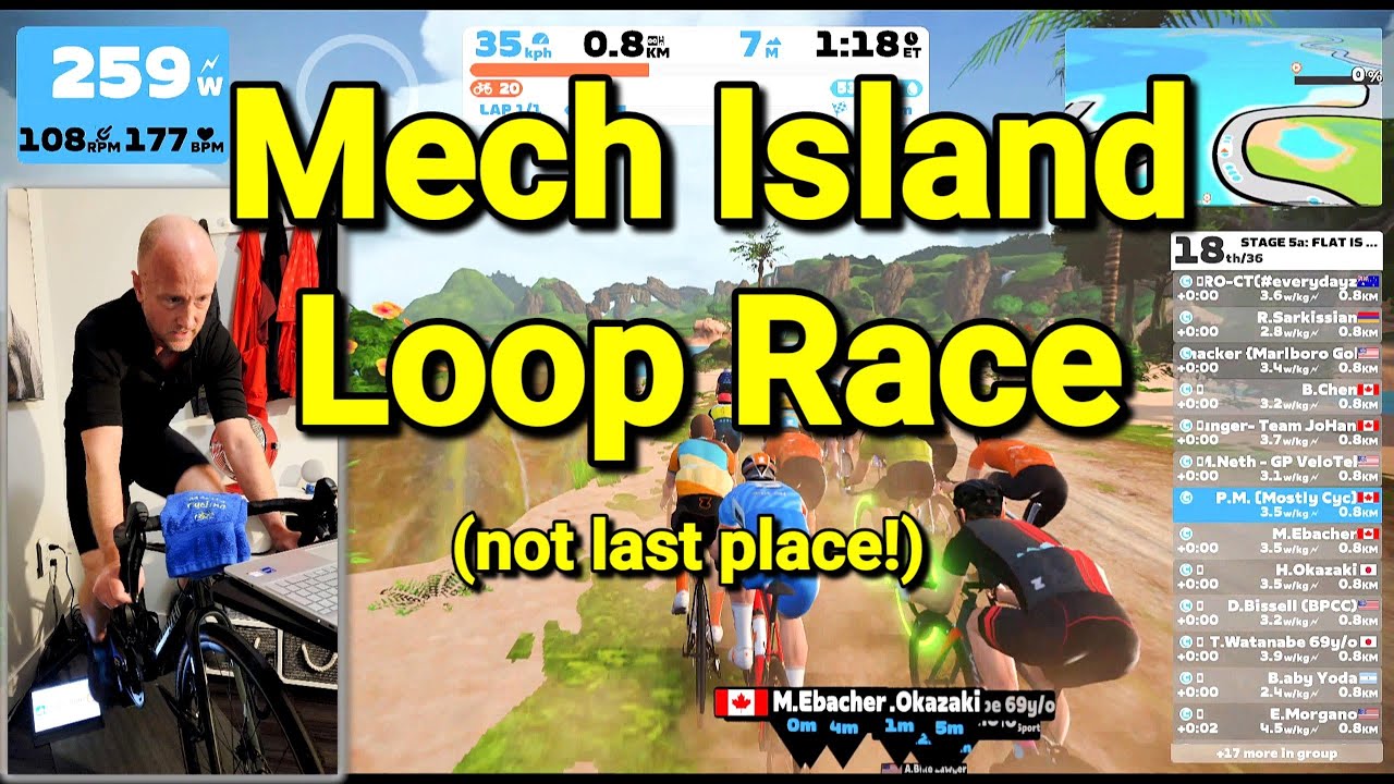 Mech Island Loop Race. Getting faster? - YouTube