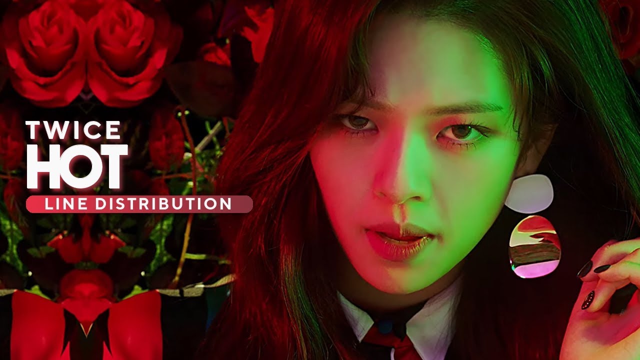 TWICE - HOT // Line Distribution - YouTube