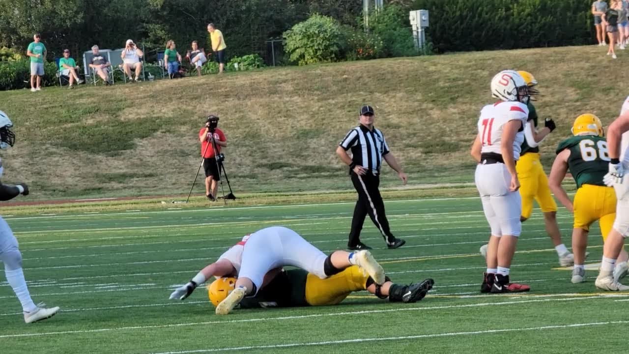 Watch now: Nebraska OL commit Brock Knutson impresses against Lincoln ...