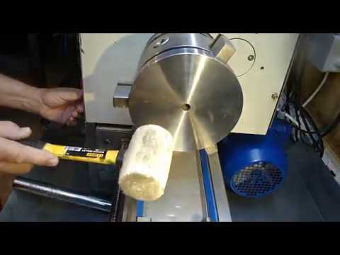 Homemade Back plate for spindle - YouTube