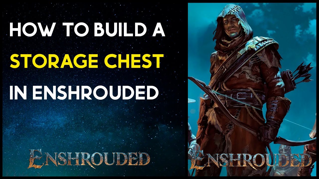 How to Build a Storage chest in Enshrouded - YouTube