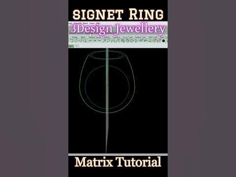 ||🔷How to make octagon shape Signet ring🔷|| #Matrix 9 || #Rhino 3D || Tutorial - YouTube