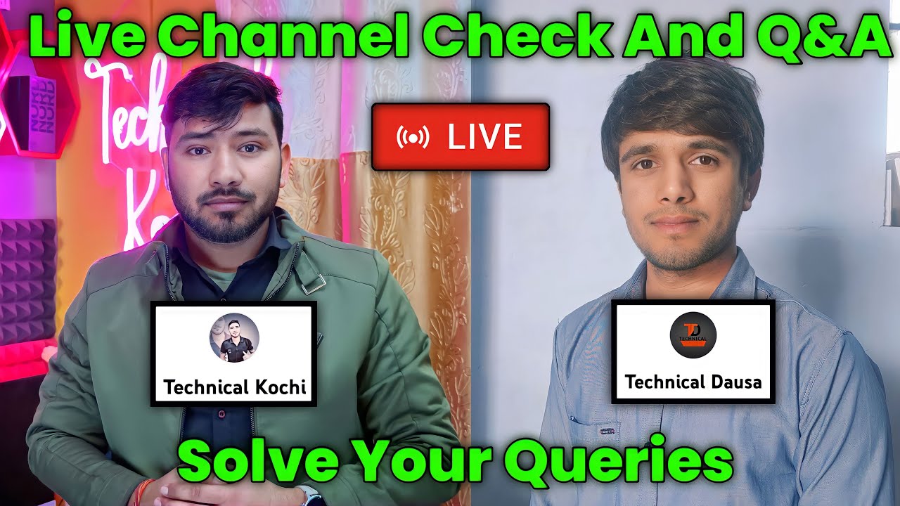 डबल धमाका Live Channel Check And Q&A - YouTube