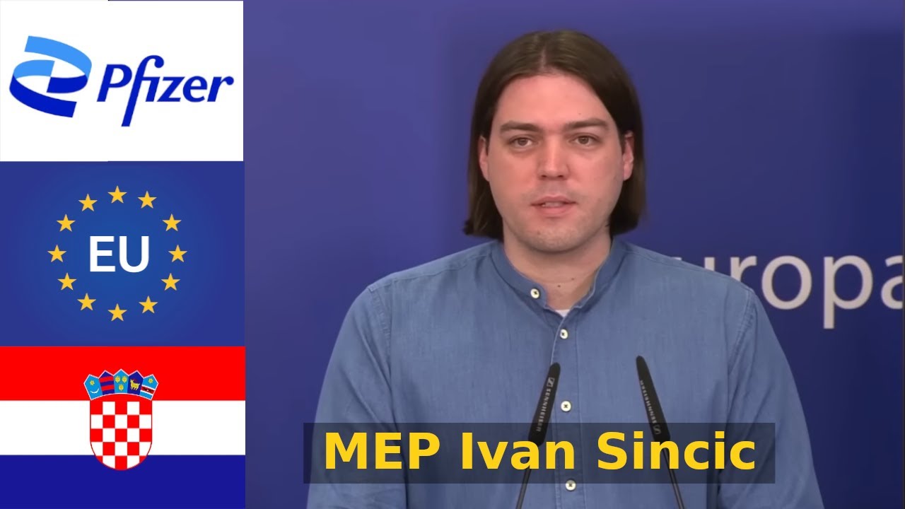 MEP Ivan Sincic (Croatia) Remarks on 2022 EU Pfizer Hearing - YouTube