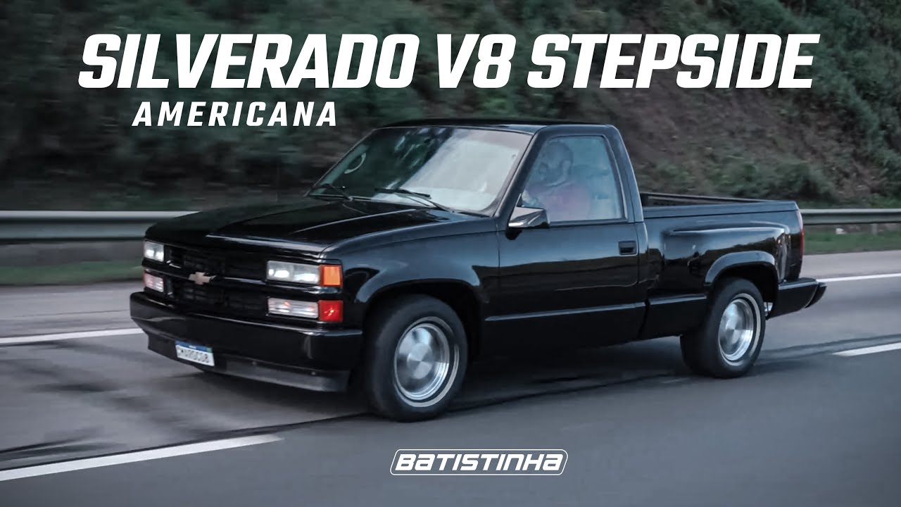 Silverado Stepside 1995 V8 Americana - Batistinha Garage - YouTube