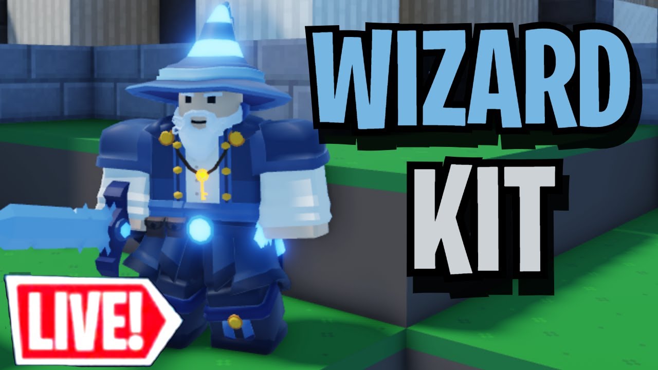 ROBLOX BEDWARS NEW WIZARD KIT! Roblox Bedwars Custom Matches! - Benny ...