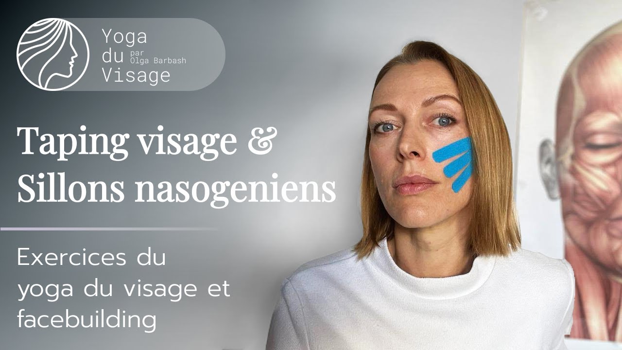 Taping du visage contre les sillons nasogéniens | Yoga du Visage ...