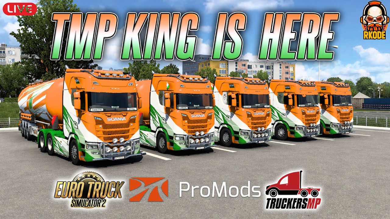 ETS2 Live | TruckersMP Live | Euro Truck Simulator 2 Live | Logitech ...