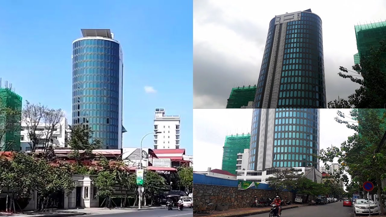 Top Skyline Building 2018 - The Oval Office Tower Skyline Building Phnom Penh City Cambodia ...