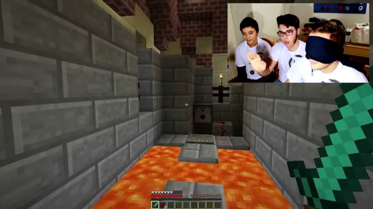 Tech Trio - Minecraft: Mosca cieca con le trappole [Sfida bendata ...