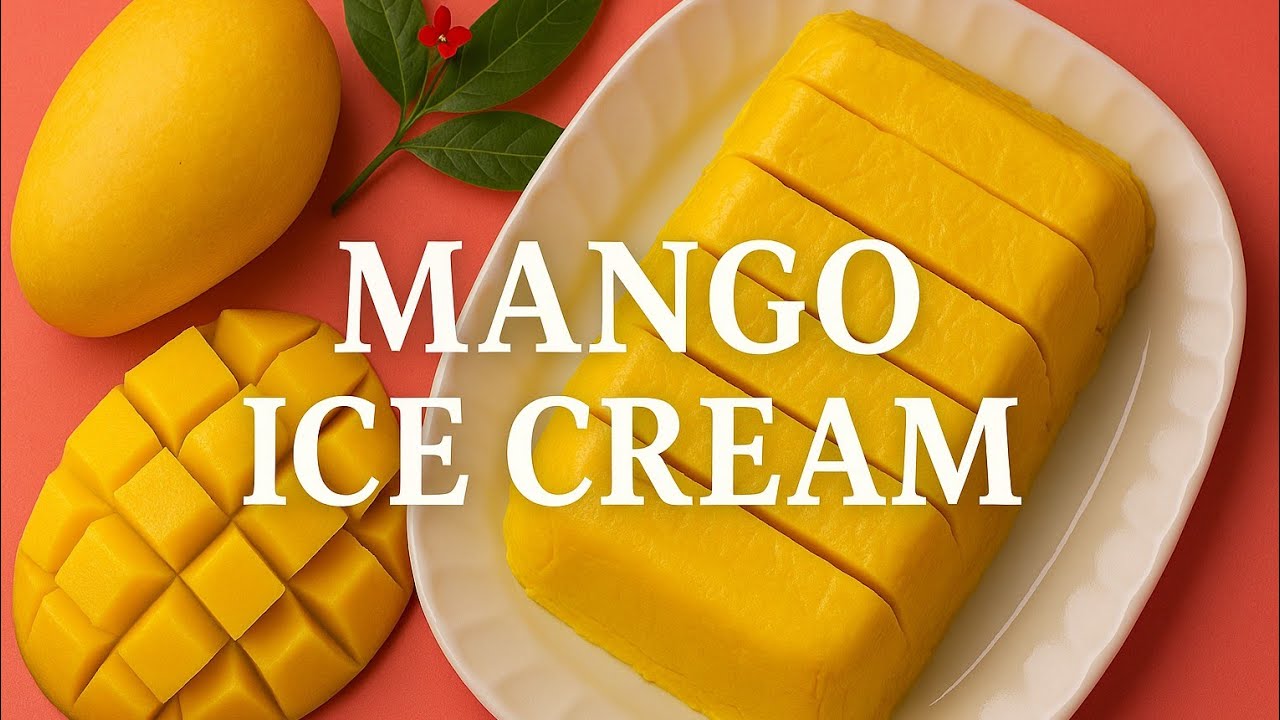 Creamy delight of homemade Mango ice cream! Made with fresh, juicy ...