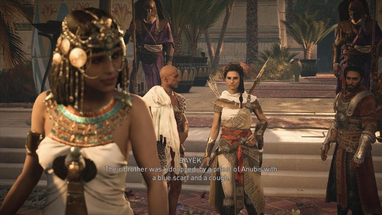 PS5 Assassin's Creed Origins Cleopatra's second appearance - YouTube