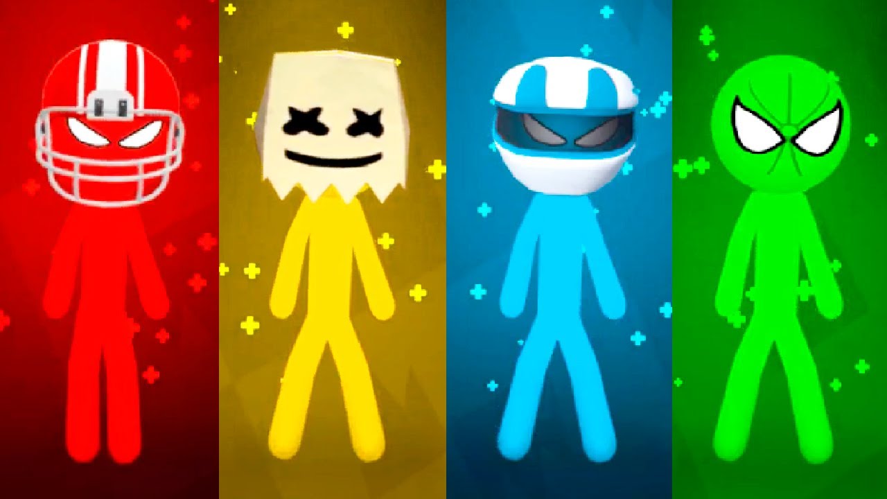 Stickman Party All MINIGAMES - Stickman Party 1 2 3 4 Player Gameplay ...