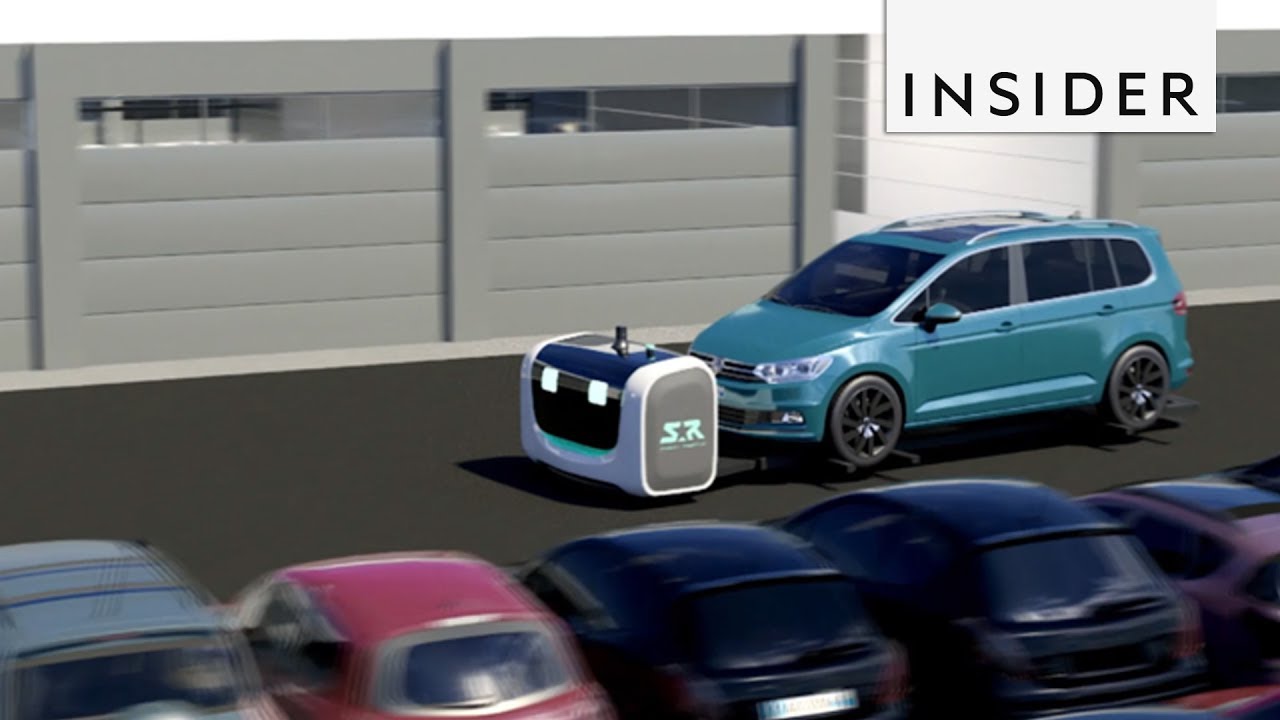 Valet Robot Parks Your Car For You - YouTube