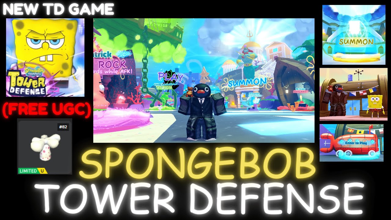 🧽SPONGEBOB TOWER DEFENSE JUST RELEASED! (NEW TD GAME) - YouTube