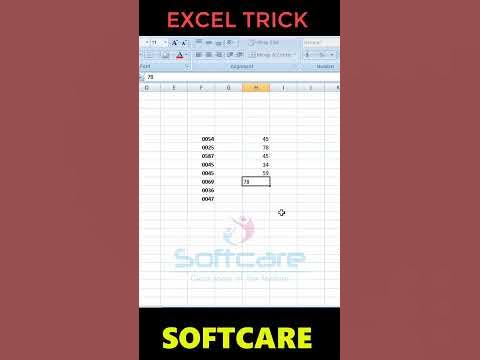 How to Add Zero 00 Before Numbers in MS Excel | Excel Tips & Tricks | softcare |#shorts | # ...