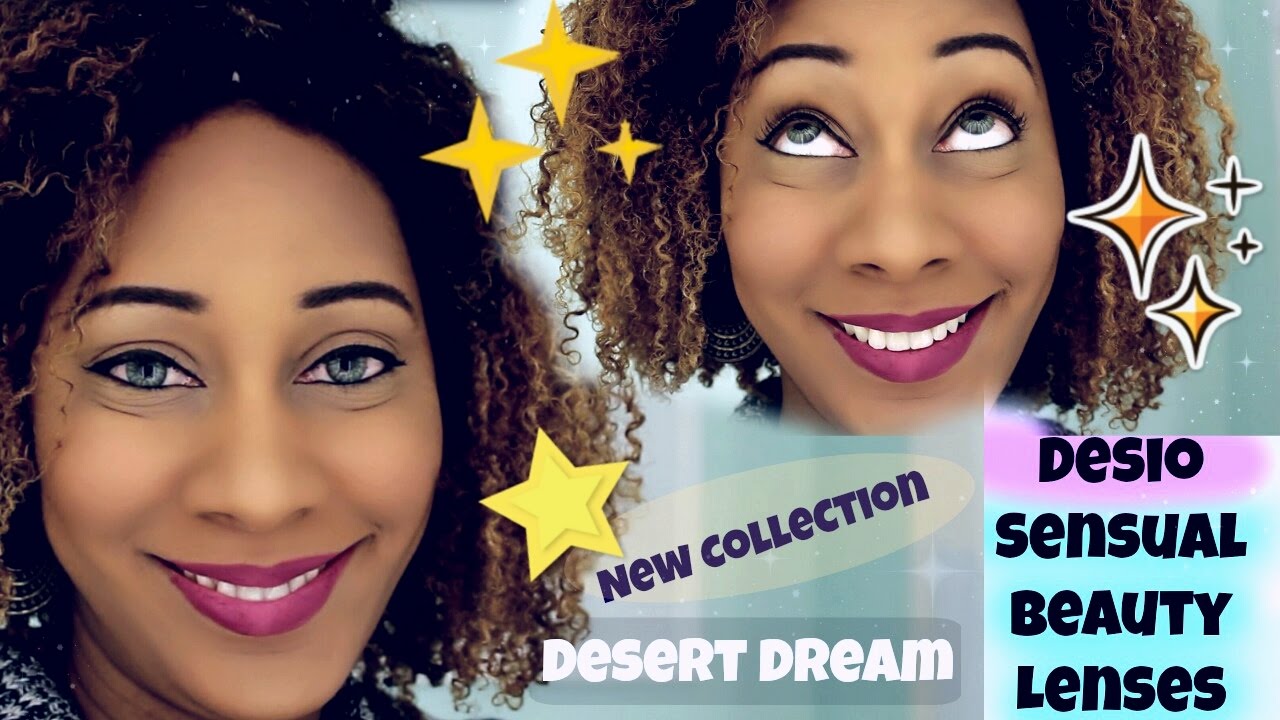 Desio Lens | New Desert Dream | Dark brown eyes - YouTube
