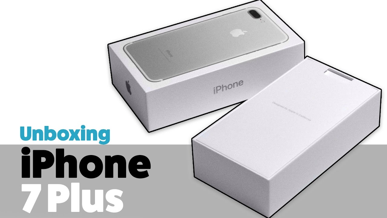 IPHONE 7 PLUS UNBOXING 128GB - YouTube