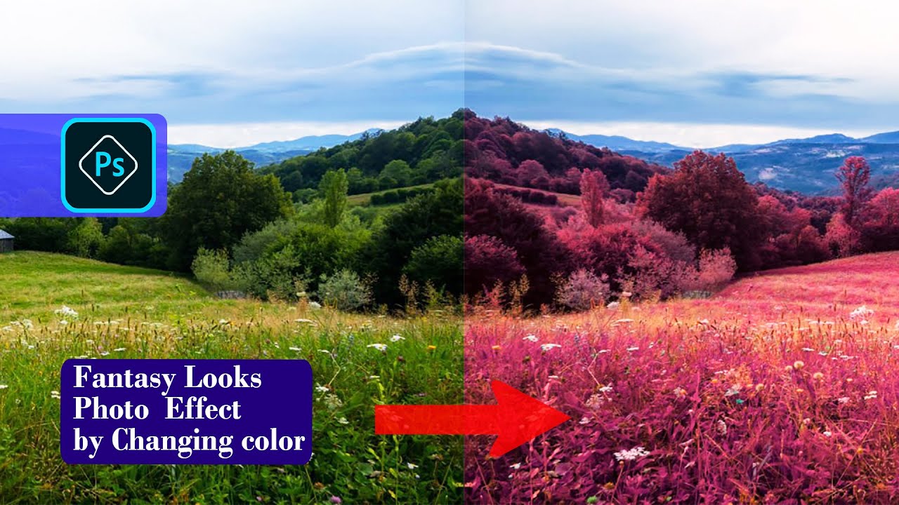 Create a fantasy effects in Photoshop | create fantasy scenery in ...