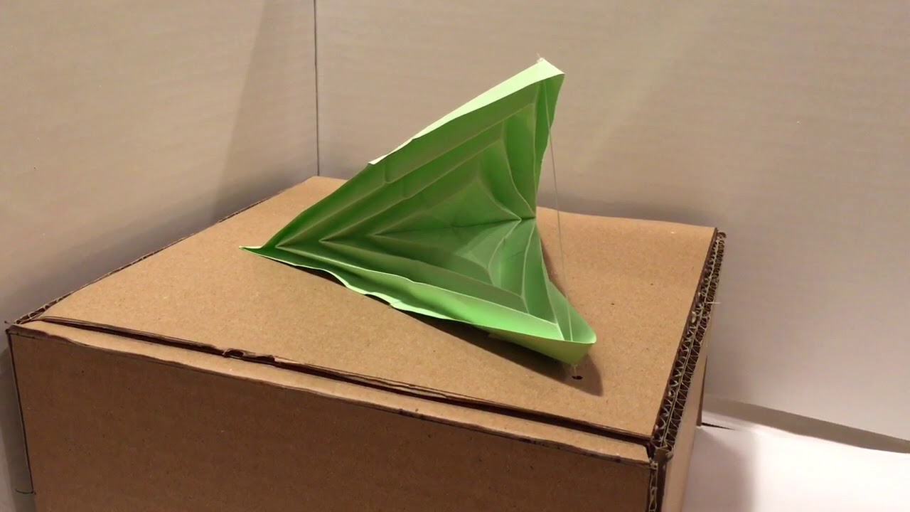 DES INV 22 - Project 02: Kinetic Origami / Kirigami - YouTube