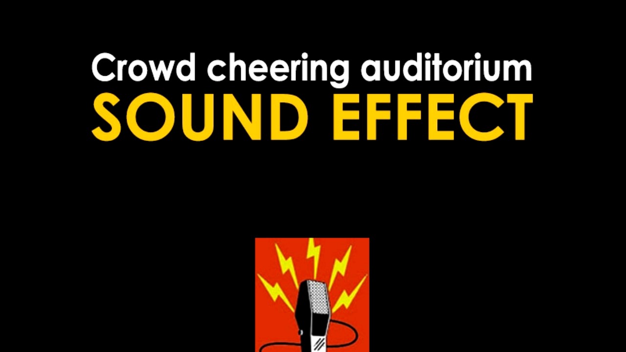 Crowd Loud Cheering in Closed Auditorium Sound Effect - YouTube