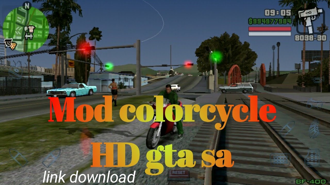 Share!Mod Colorcycle HD gta sa android - YouTube