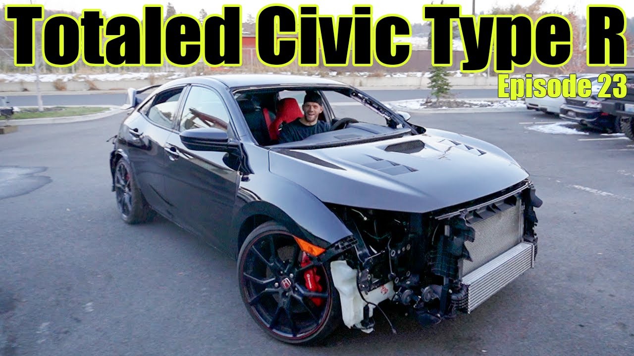 Totaled 2021 Civic Type R Rebuild | Ep. 23 (THE FIRST DRIVE) - YouTube