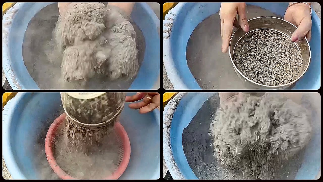 Aisa Texture Dekha Aapne??🤔 100% Home-made Pure Ashes Sifting & Powder ...