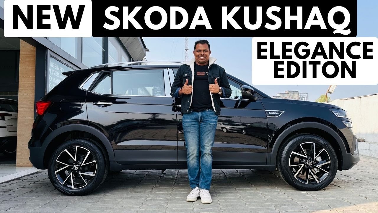 New Skoda Kushaq Elegance Black Edition Walkaround | In English | Auto ...