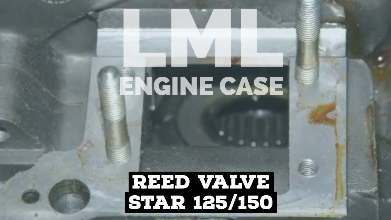 LML 125 ENGINE case / reed valve si carb / FMPguides - YouTube