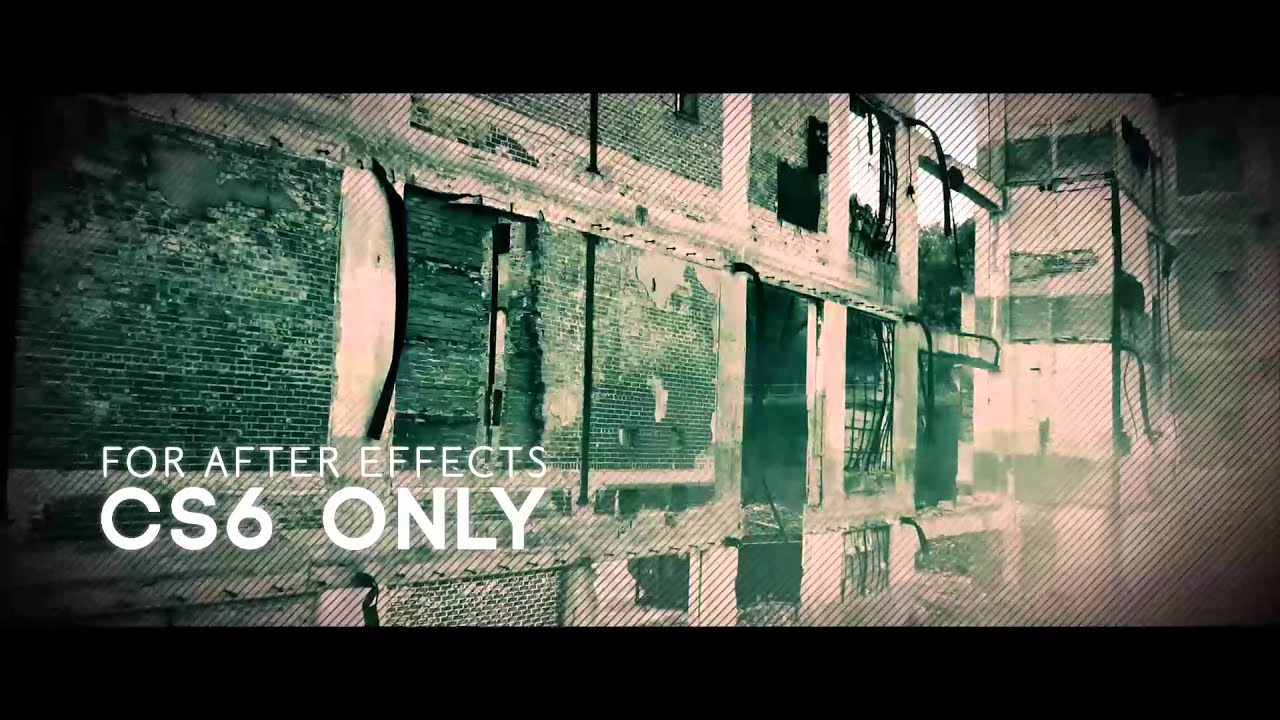 A Free Adobe After Effects Template (The Ruins) - YouTube