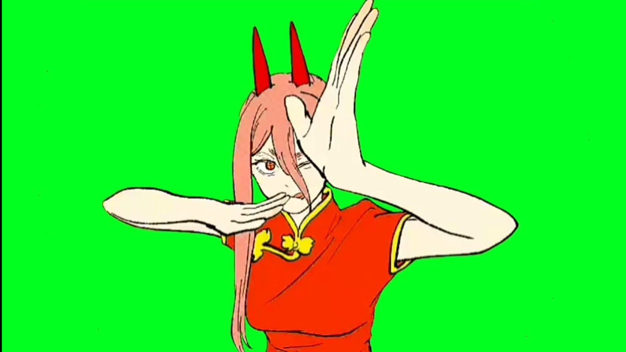 Anime Green Screen Mask: Power - YouTube