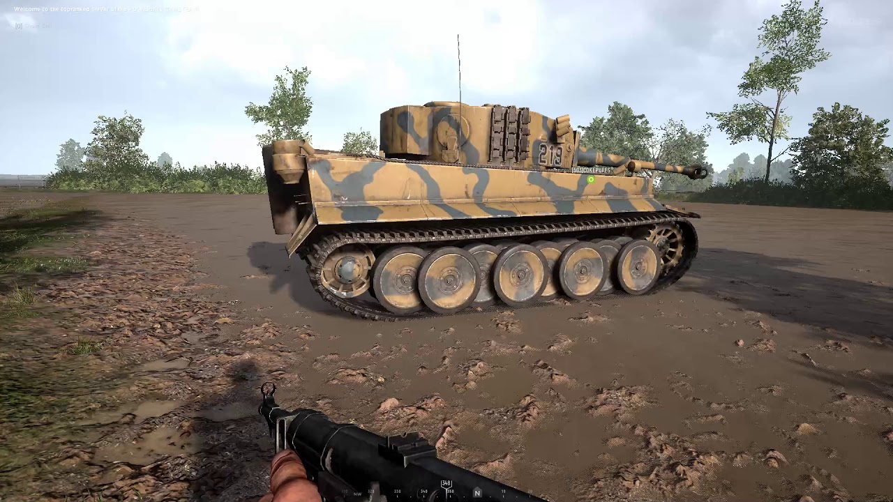 Hell Let Loose - Tiger eating a lot of tank shells on Utah - YouTube