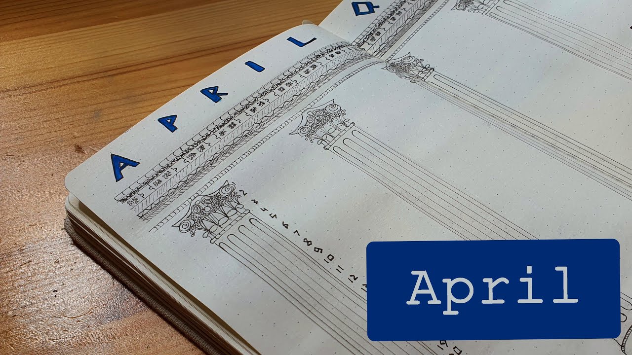 setting up april | plan with me - YouTube