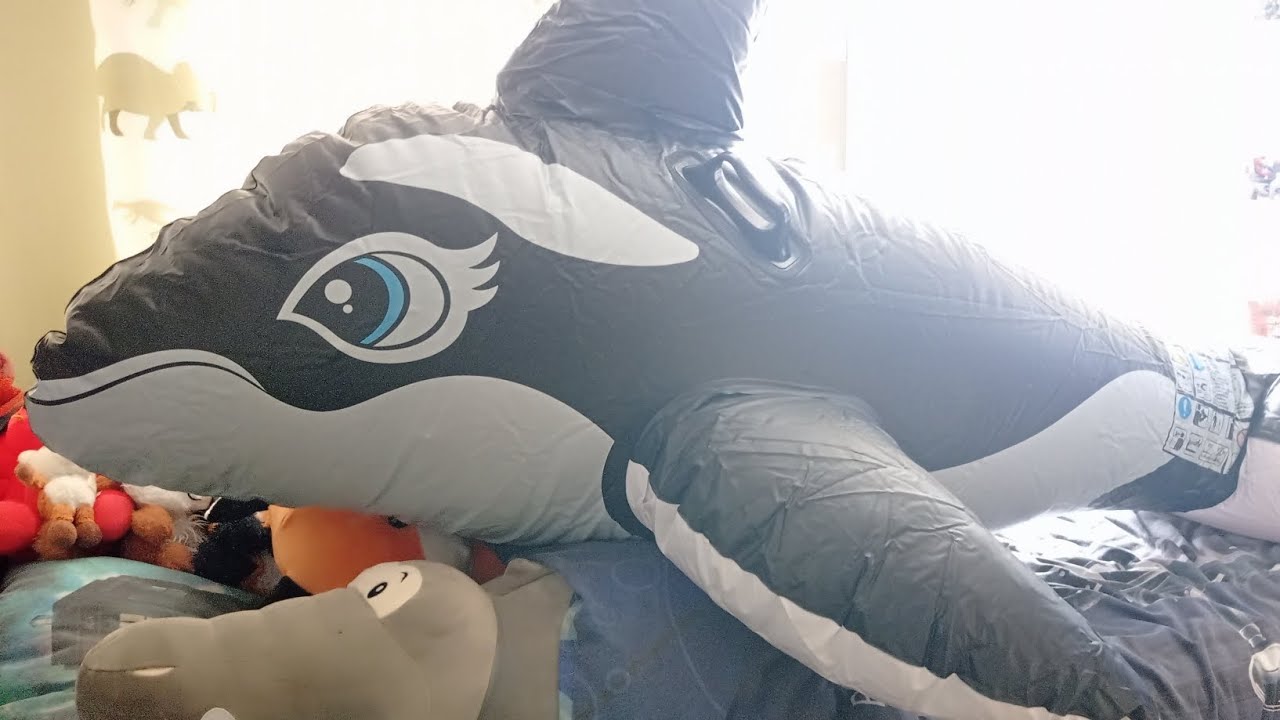 well you wanted more inflatable orca videos - YouTube