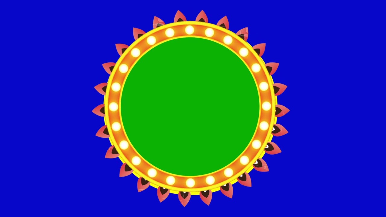 Green Screen Circle Rotate Loop - YouTube