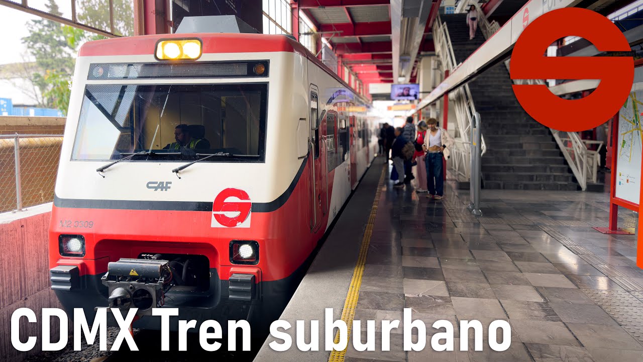 [4K] 🇲🇽 Mexico City Suburban Rail | Tren Suburbano - YouTube