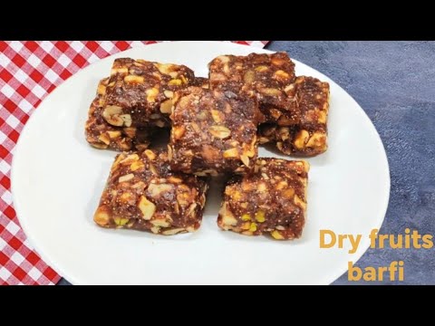 Dry fruit barfi || How to make dry fruits barfi recipe in hindi || by ...