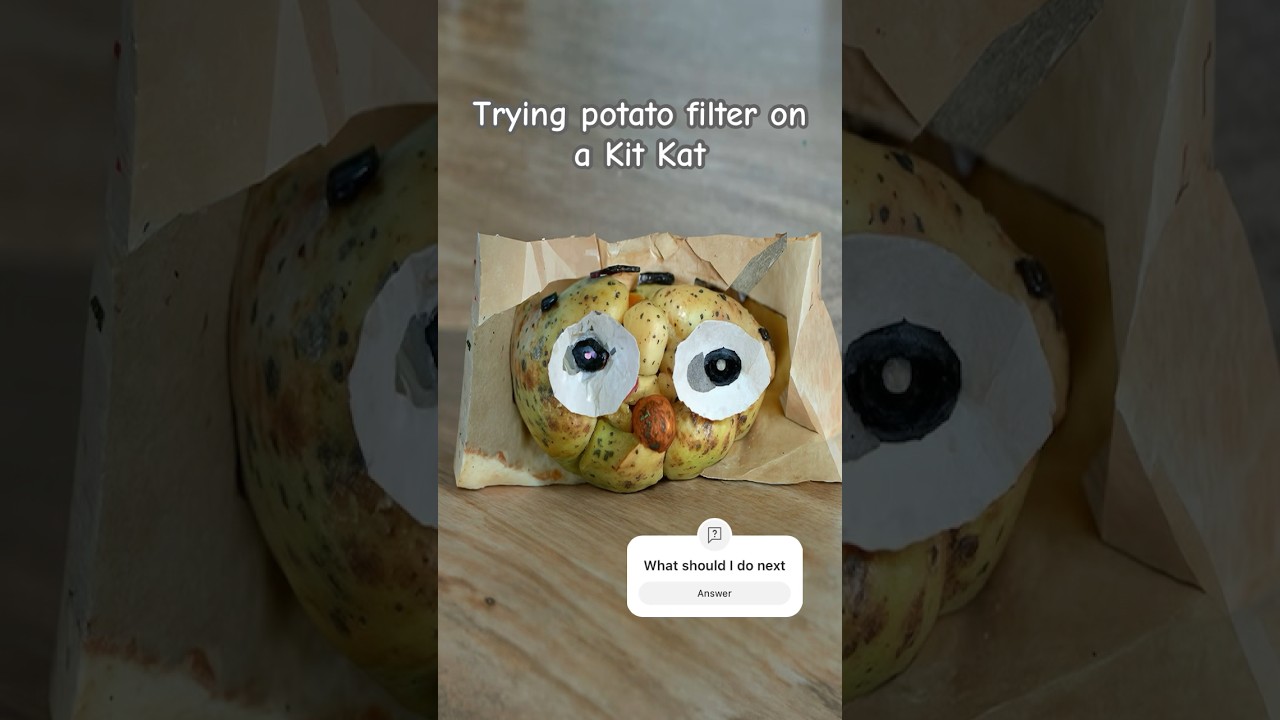 Trying potato filter on a kit kak - YouTube