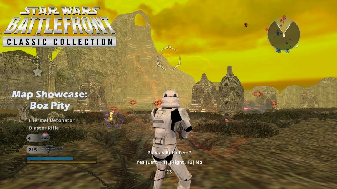 Star Wars Battlefront Classic Collection Map Showcase: Boz Pity - YouTube