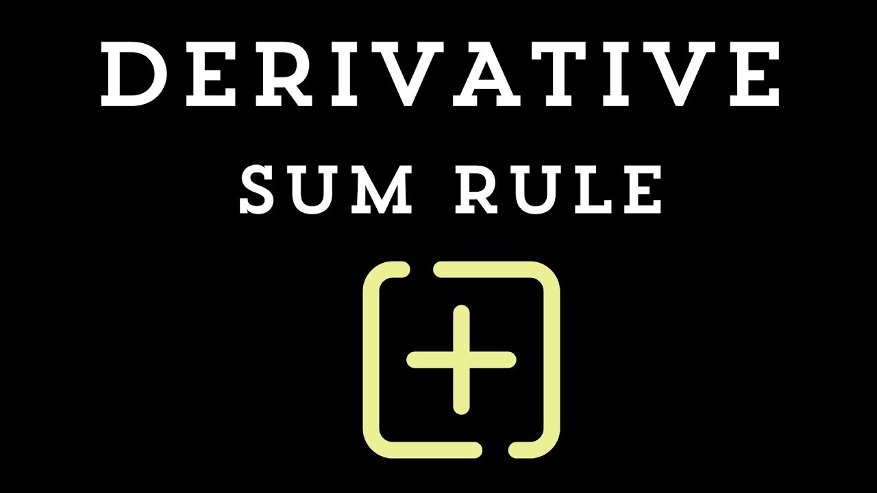 👩‍🏫DERIVATIVE - SUM RULE 👩‍💻 #calculus #maths - YouTube