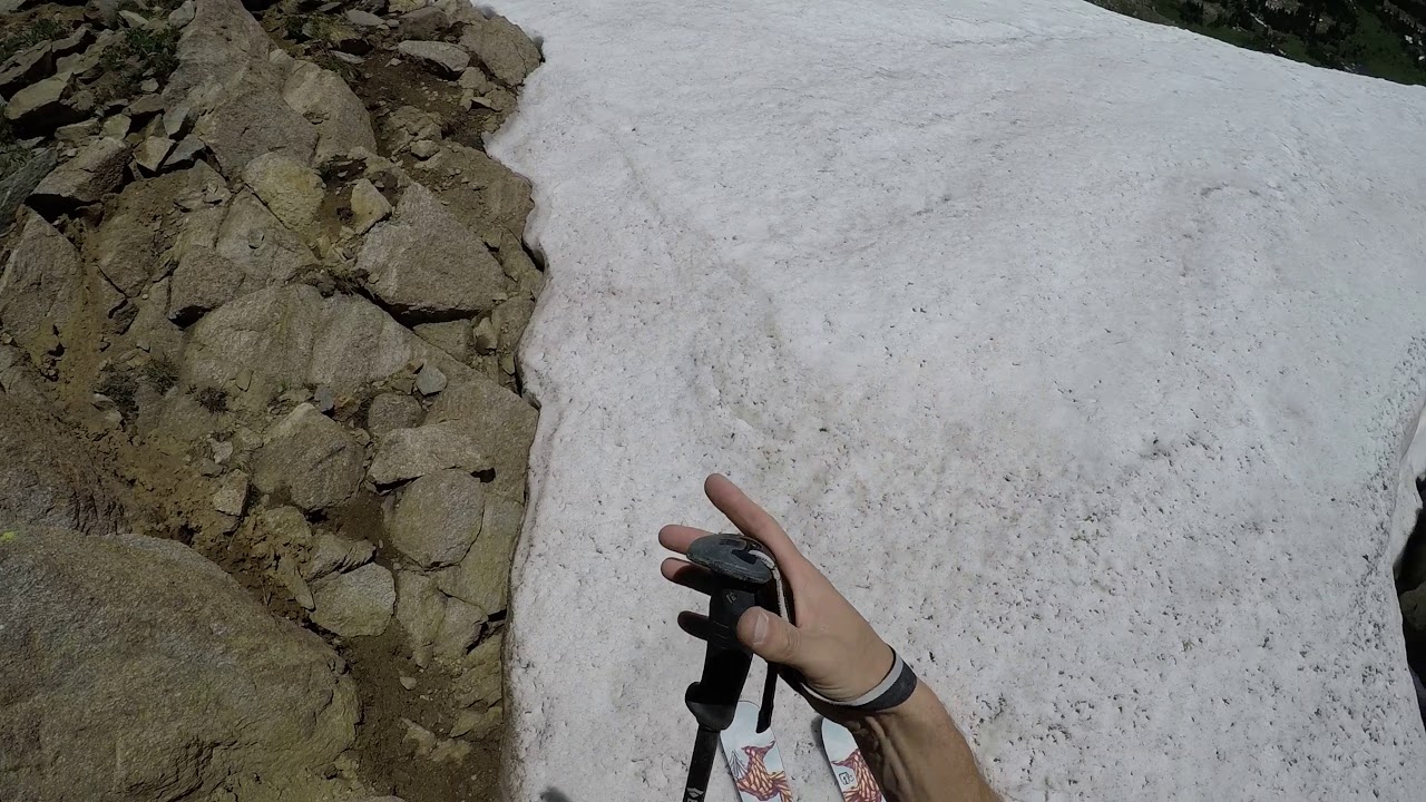 Fantastic corn skiing in Indian Peaks Wilderness! - YouTube