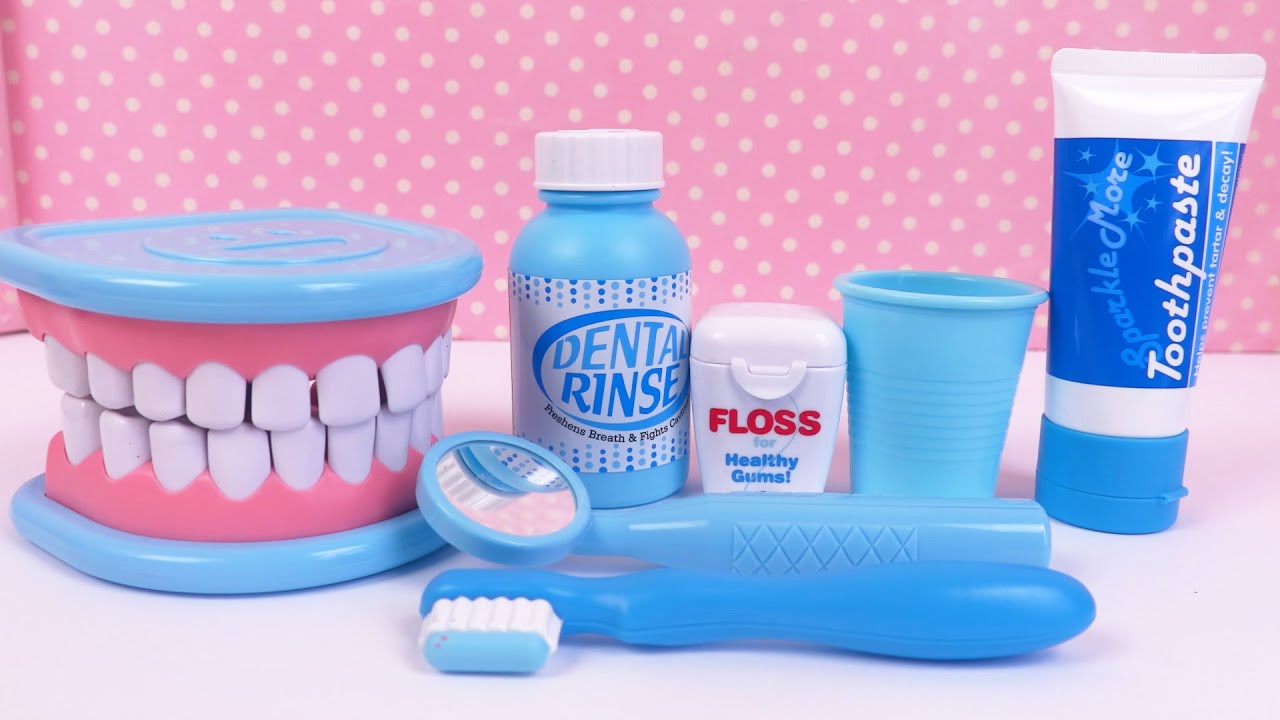 Dentist Cleaning Teeth Toys for Kids - YouTube