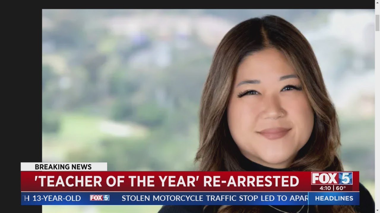 'Teacher Of The Year' Re-Arrested - YouTube